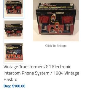 Transformer | Toys | Rare Vintage Transformers G Electronic Intercom ...